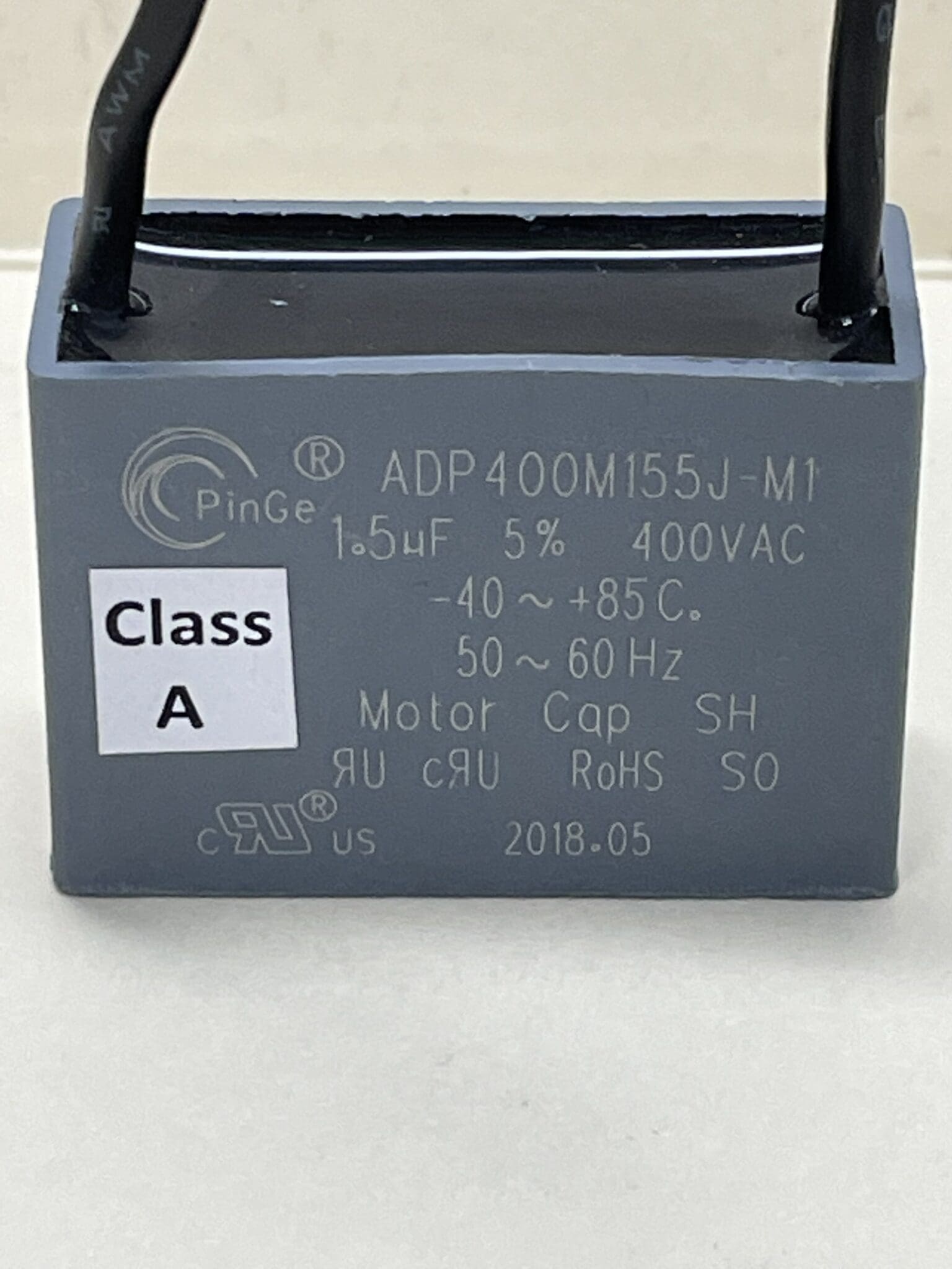 ADP400M155J-M1 1.5 uF 400 VAC Capacitor Wire Leads - Capacitor Industries